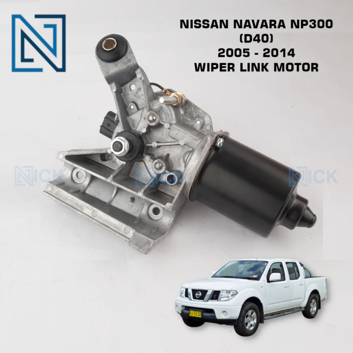 NISSAN NAVARA NP300 (D40) 2005 - 2014 5 Pin 12V Front Wiper Link Motor ...