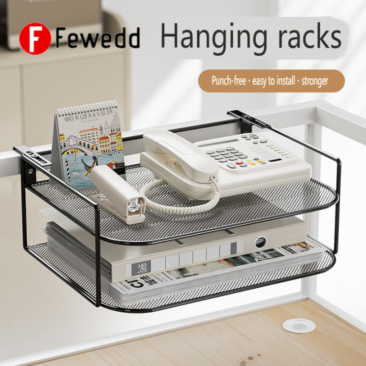 Hanging Floating Shelves Storage Organizer for Office Cubicle Wall/Desk ...