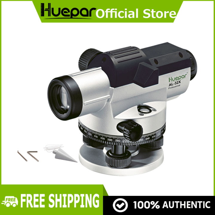 Huepar AL-32x With Self-Leveling Magnetic Dampened Compensator Height ...