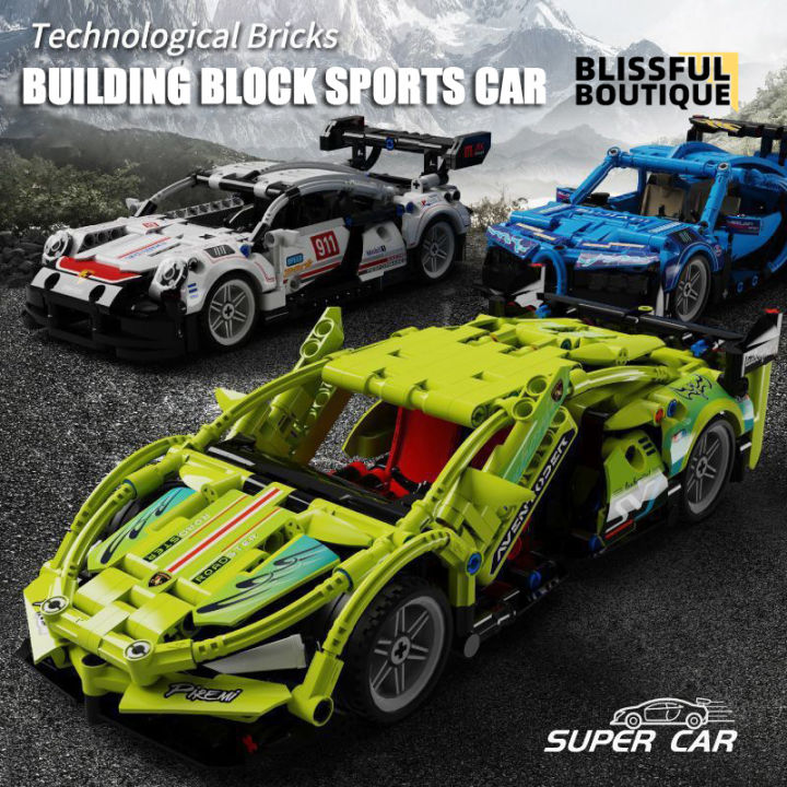 lego compatible set technic series sports car building blocks cars toys ...
