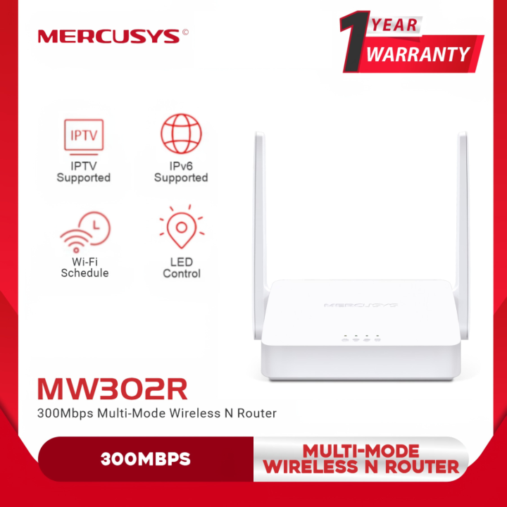 MERCUSYS MW302R 300MBPS WIRELESS N ROUTER | Lazada Indonesia