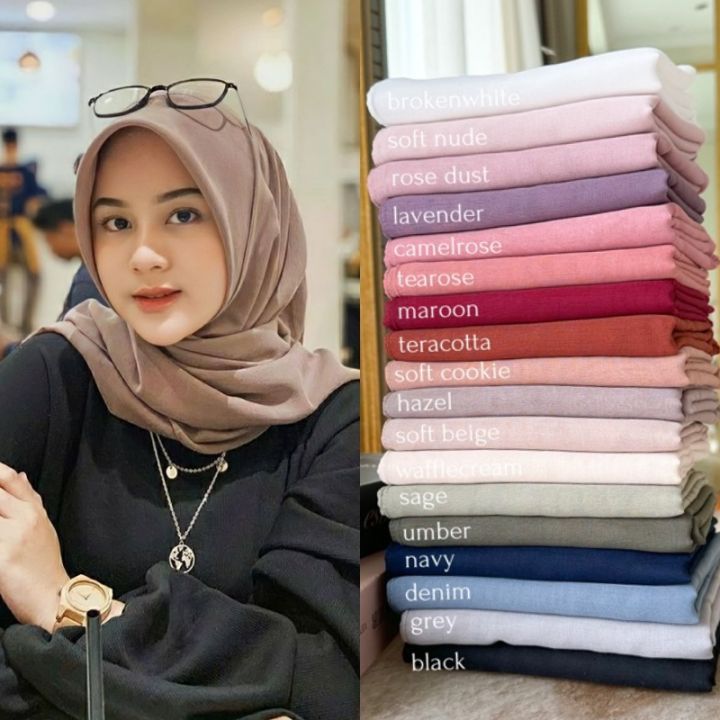 Paris Premium Voal // Paris Premium // Segi Empat Paris Polos | Lazada ...