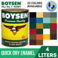 Boysen Quick Dry Enamel Paint 1L/4L – High-Quality Fast Dry Paint in 23 ...