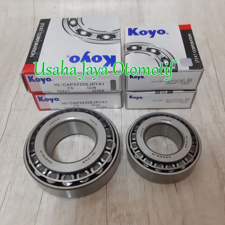 bearing roda depan luar dalam 32206 32208 lahar laher bering 32206jr ...