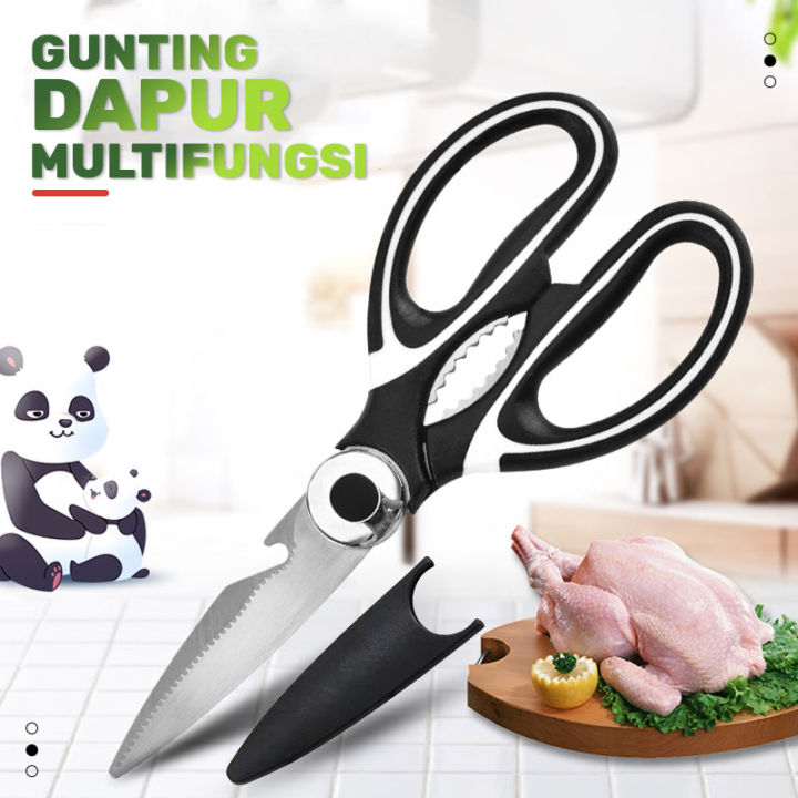 COD Gunting Dapur Super Tajam Multi Fungsi / gunting dapur super tajam ...