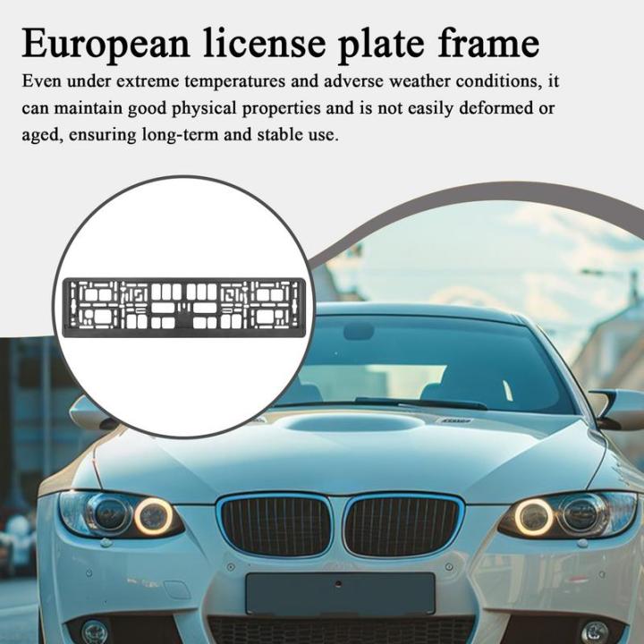 【Limited edition】 License Plate Mounting Frame Europe Car License Plate ...