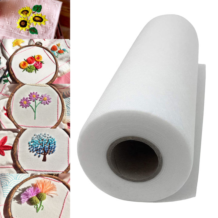 LazaraStores Water Soluble Tear Away Machine Embroidery Stabilizer ...