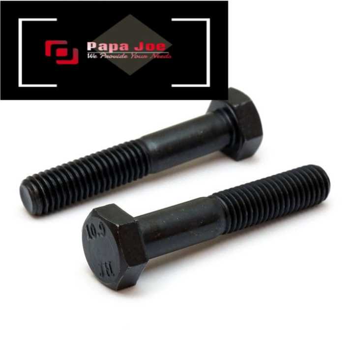 Baut dan Mur Baja M8 Kunci 13 14 Baut Kasar M8 Kunci 13 14 Grade TS 8.8 dan 10.9 Baut HEX Baut ...