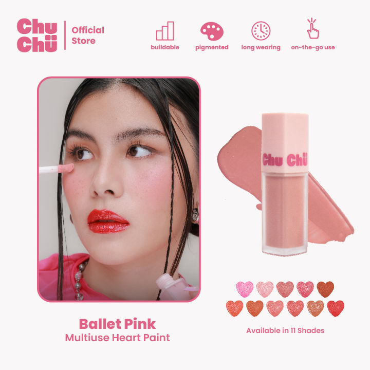 [New Shades] Chu Chu Beauty Heart Paint in Ballet Pink | Lazada PH