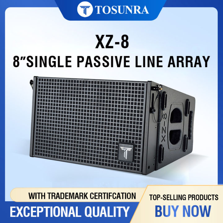 🥇【TOSUNRA】 XZ-8 LINE ARRAY SPEAKER BOX 200W 4Ω | Lazada PH