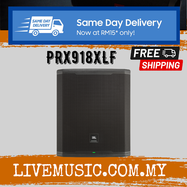 JBL PRX918XLF Professional 18" 2000W Powered Subwoofer ( PRX 918XLF ...