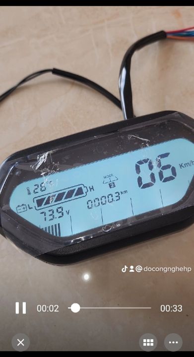 Đồng Hồ Hiện Thị báo tốc độ tương thích ic voltol.cho xe điện | Lazada.vn