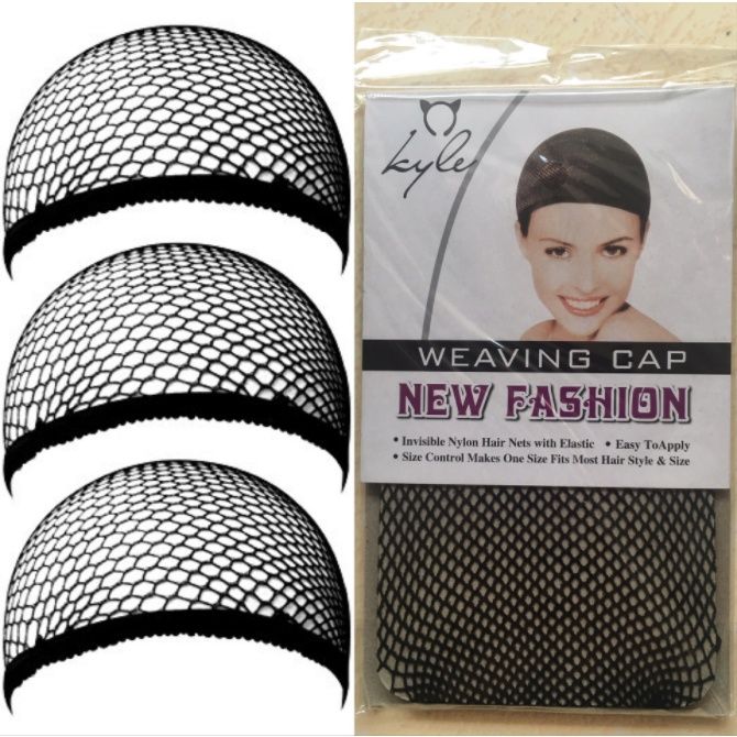 Wig Caps Black Mesh Net Wig Cap Stretchy Open End Wig Caps for Long or ...