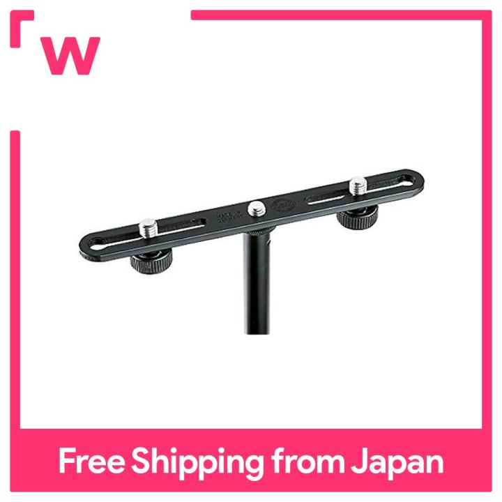 K&M Microphone Stand Microphone Bar for 2 Microphones Mounting Position ...
