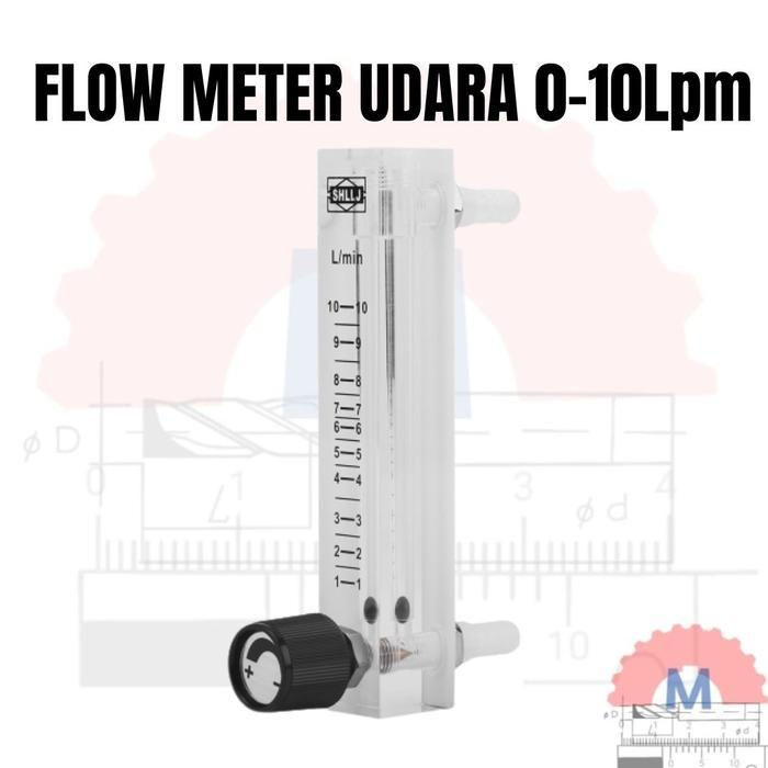 FLOWMETER OKSIGEN 10 LPM FLOW METER ROTAMETER UDARA GAS - DrianShop5 ...