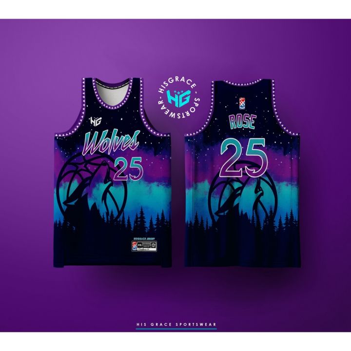 81 HG WOLVES CONCEPT JERSEY FULL SUBLIMATION JERSEY BASKETBALL JERSEY ...