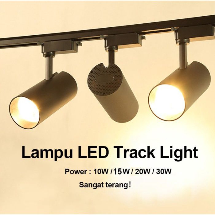 LAMPU RELL TRACK SOROT LAMPU LED SOROT TRACKLIGHT REL SPOTLIGHT -sj ...