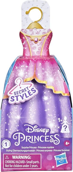 Disney Princess Secret Styles Surprise Princess Series 1, Mini Fashion ...