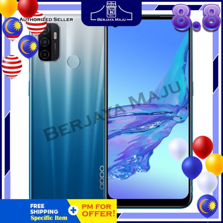 Oppo A53 4GB + 64GB (Electric Black, Fancy Blue) | Lazada
