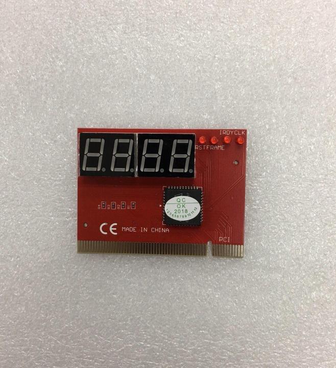 CARD TEST Motherboard LED 4 Digit Diagnostic POST Test PCI Card - intl ...