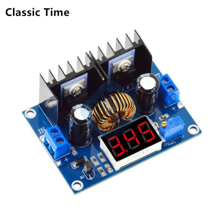 DC 4-38V 8A Voltage Regulator Module Digital PWM Adjustabl DC-DC Step ...
