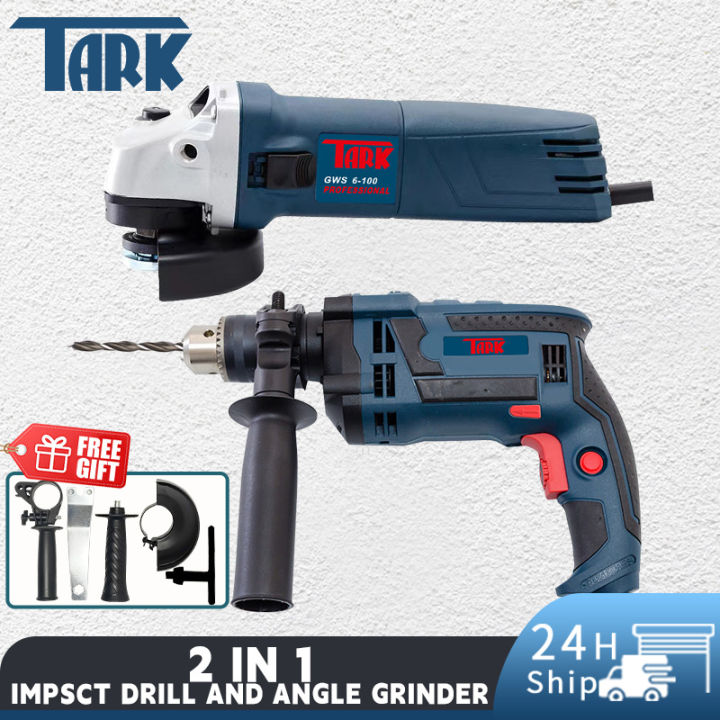 2IN1 Electric IMPACT DRILL AND Angle GRINDER WITH COMPLETE ACCESSORIES ...