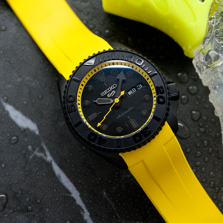 (AUTHORIZED SELLER) Seiko Mod Bumblebee SRPD79K1M7 Men Black Custom ...