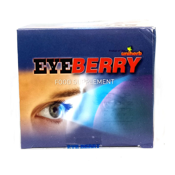 Eye Berry Food Supplement Capsules Box of 100 | Lazada PH