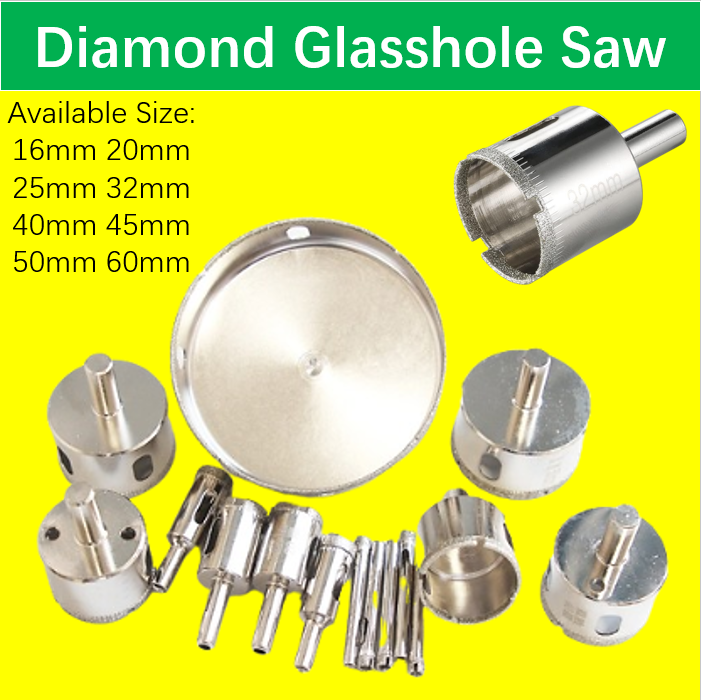 Mago Diamond Glasshole Saw-A Diamond Hole Saw allows you to drill holes ...