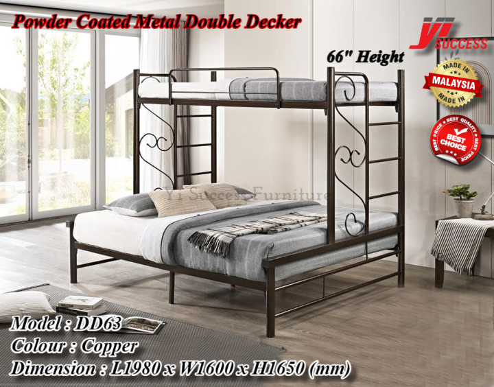 Yi Success Melody Metal Bunk Bed / Metal Double Decker Bed Frame ...