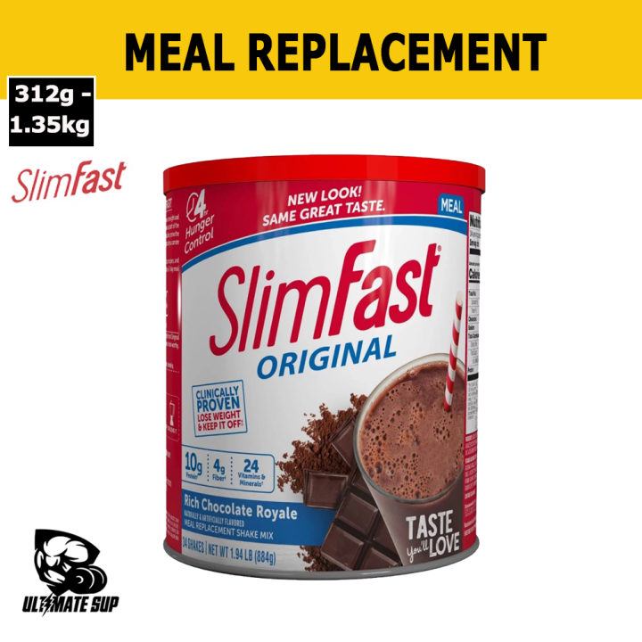 SlimFast Original & Diabetic Meal Replacement Shake, Lose Weight, Vitamin, Protein, Fiber ...