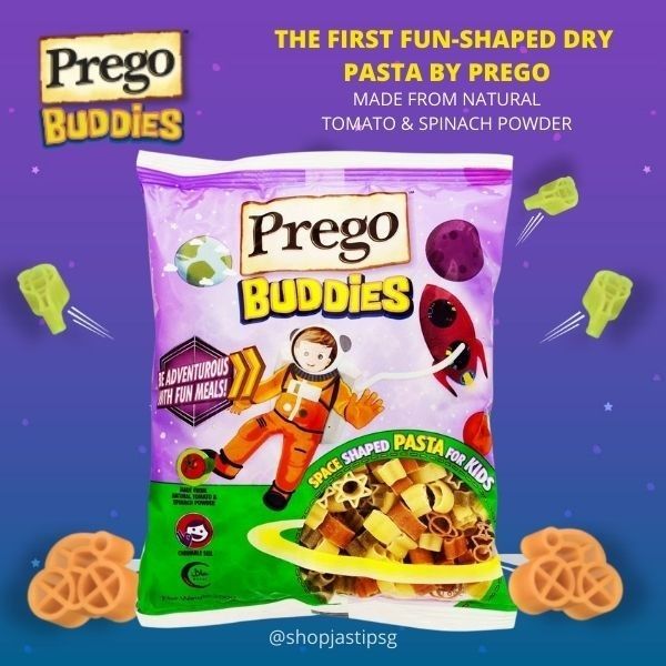 Prego Buddies Kids Shaped Pasta 200g Snack Camilan Bayi Anak Makanan ...
