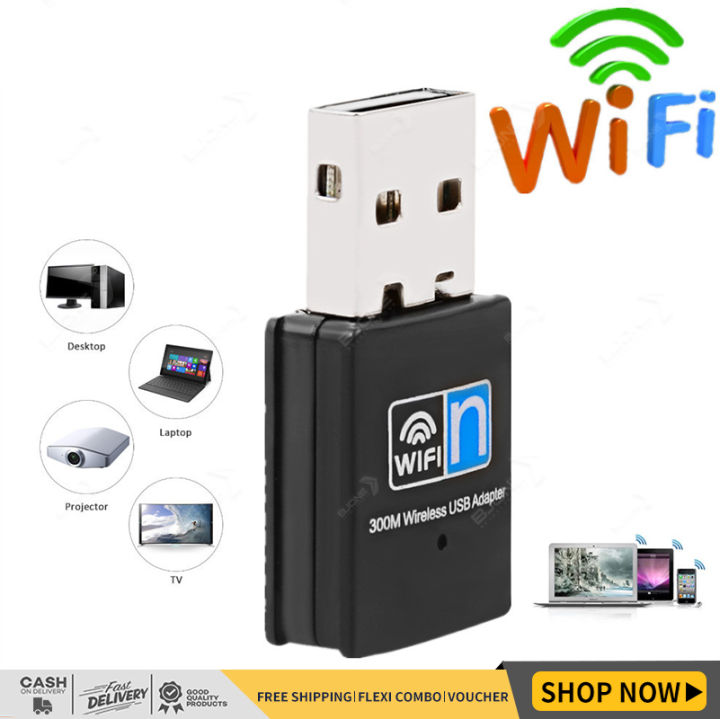Mini Wireless USB Wifi Adapter 802.11N 150/300Mbps USB 2.0 Receiver ...
