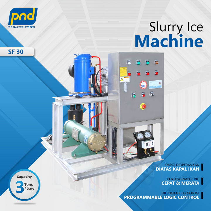 Mesin Es Slurry | Slurry Ice Machine | Kapasitas 3000 kg | Lazada Indonesia