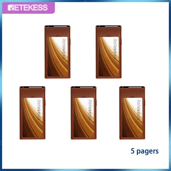 Retekess T116A Restaurant Pager,Social Distancing Buzzer,Low Battery ...