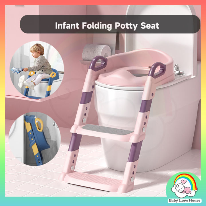 Foldable Potty Training Ladder Kids Toilet Ladder Toilet Bowl Potty ...