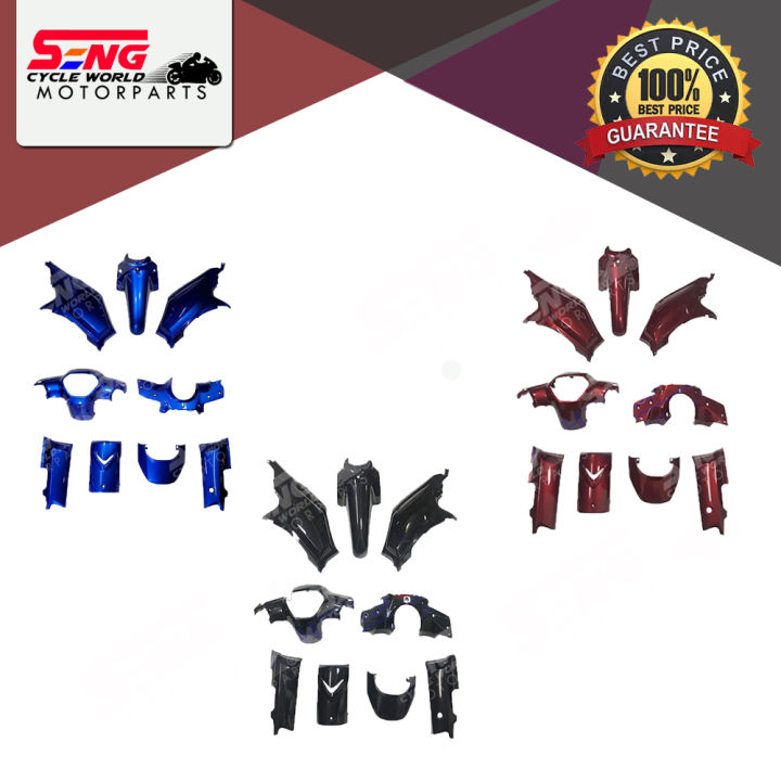 HONDA EX5 DREAM 110 BODY COVER, COLOUR PARTS SET RED, PURPLE, BLUE | Lazada