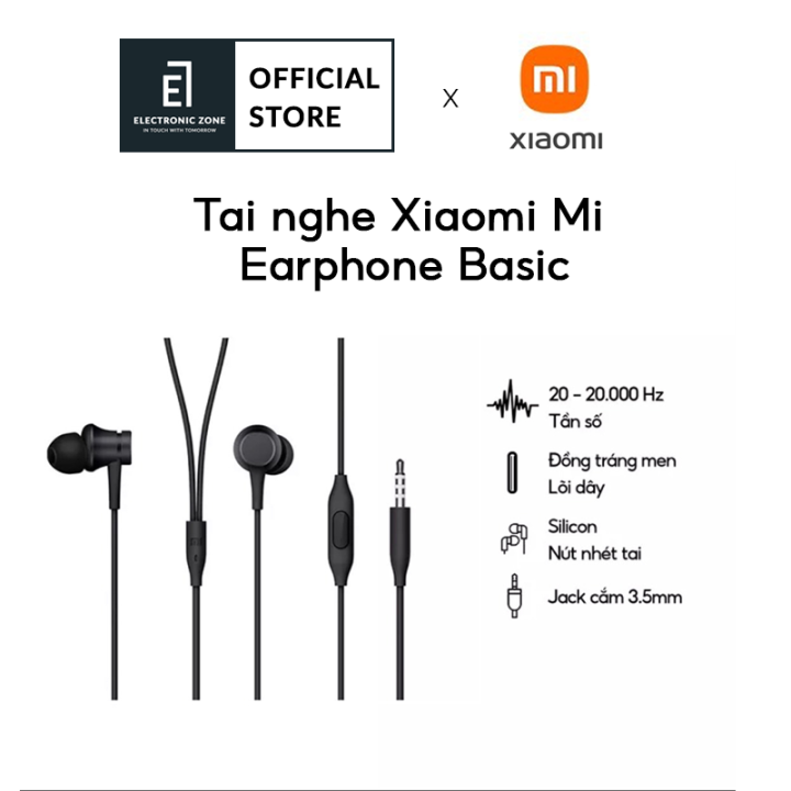 Tai nghe Xiaomi Mi Earphone Basic (Global Version) | Hàng chính hãng ...