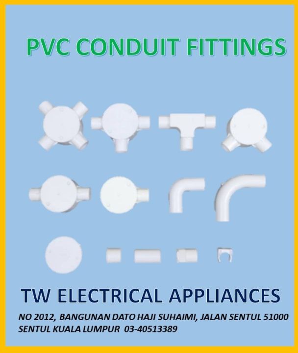 3/4" PVC Conduit Pipe Fitting Accessories / 20mm PVC Conduit Pipe ...