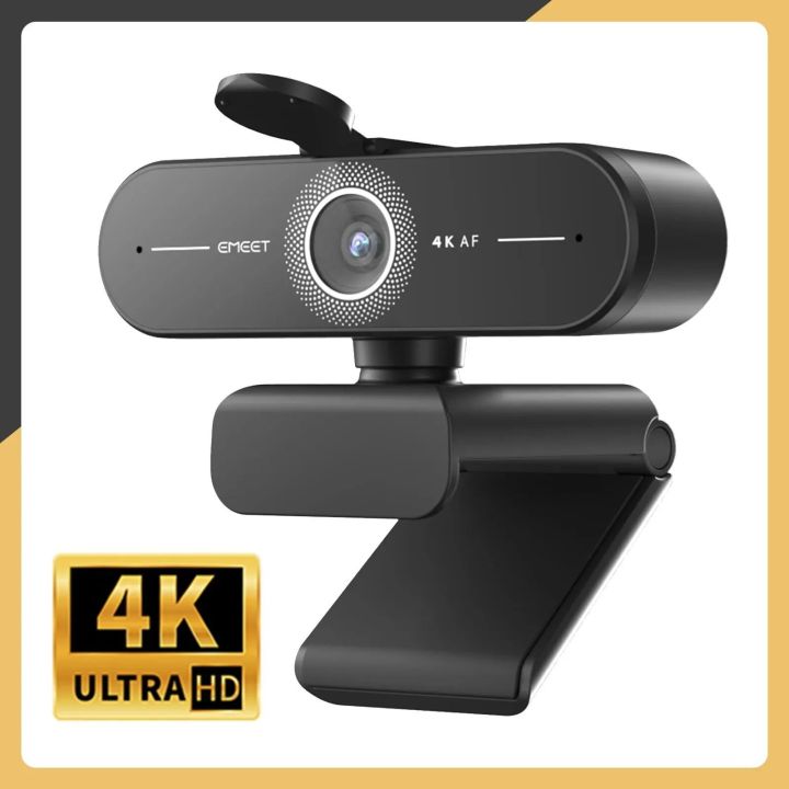 4K Webcam 1440P 2K Web Camera 1080P EMEET C60E Autofocus USB Computer ...