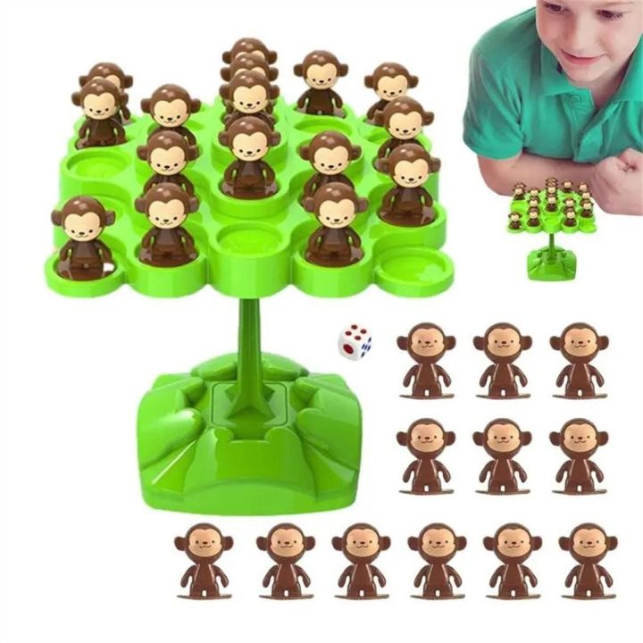 HOTOMI Family Games Monkey Balance Tree Thinking Training Board Game ...