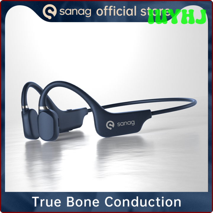 Iuyhj Sanag A5x True Bone Conduction Earphone Open Ear Bluetooth