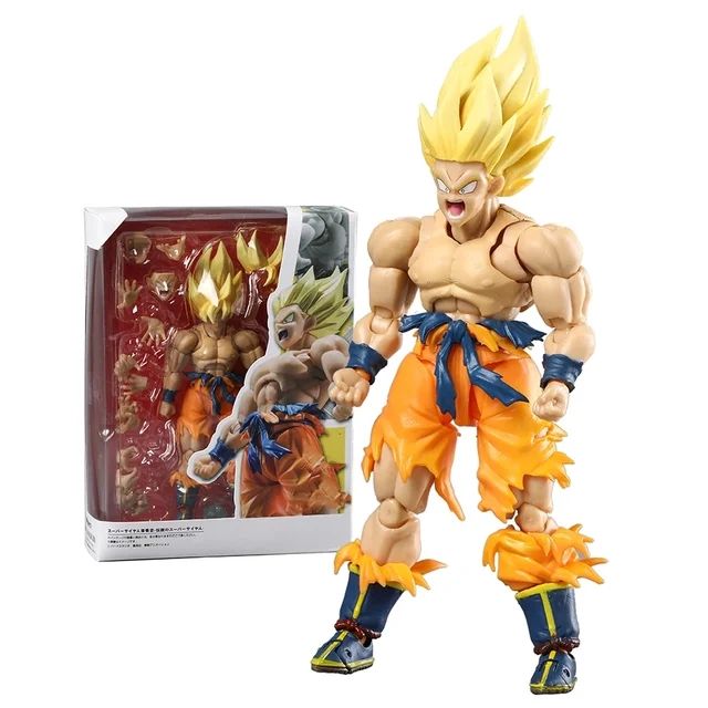 SHF Dragon Ball Z Son Goku Legendary Super Saiyan Action Figure Model ...