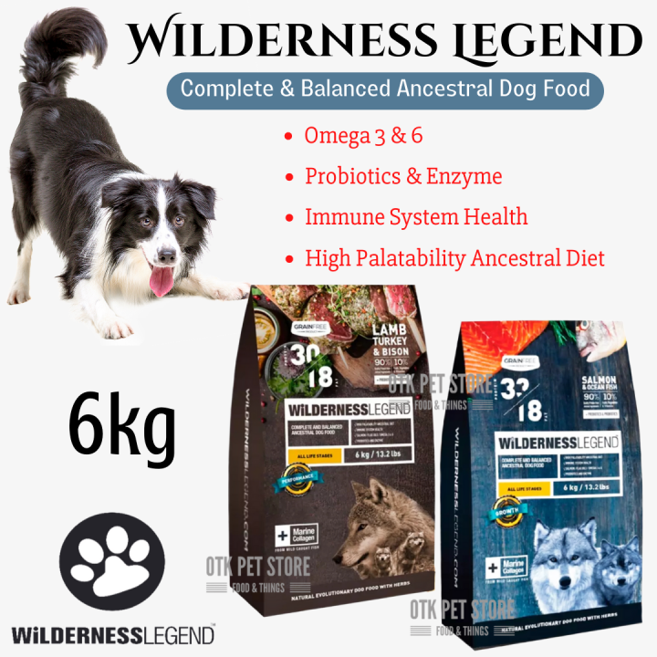 Wilderness Legend All Life Stages Dog Food 6kg - Salmon & Ocean Fish ...