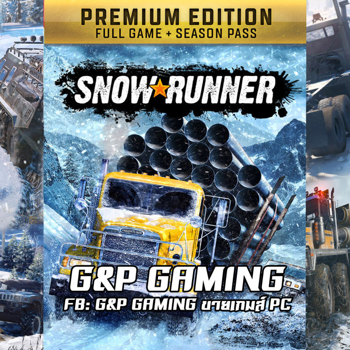 ใหม่ล่าสุด! PC GAME แผ่นเกมส์ SnowRunner Premium Edition (v21.0/Season ...