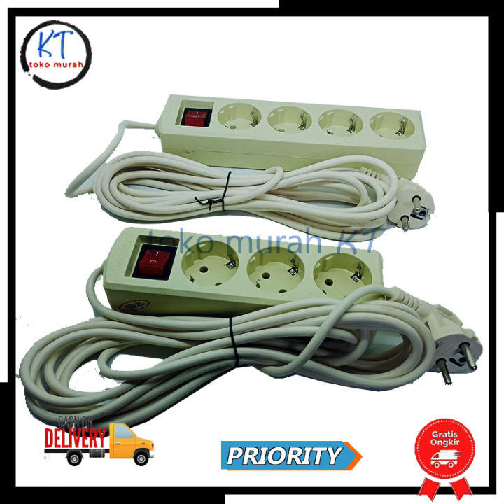 Stop Kontak murah 3 dan 4 Lubang ada saklar nya aman SNI Original ...