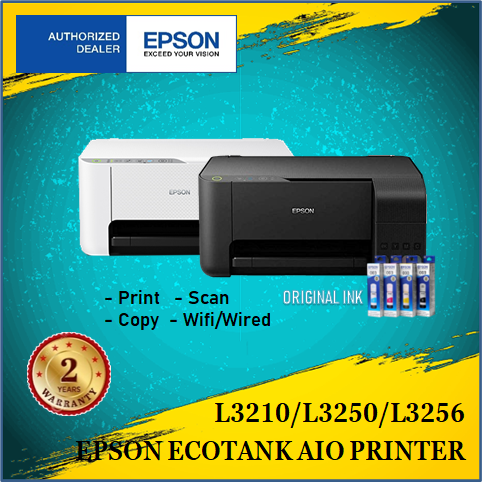 EPSON L3210 / L3216 / L3250 / L3256 ALL IN ONE INK EcoTank WIFI ...