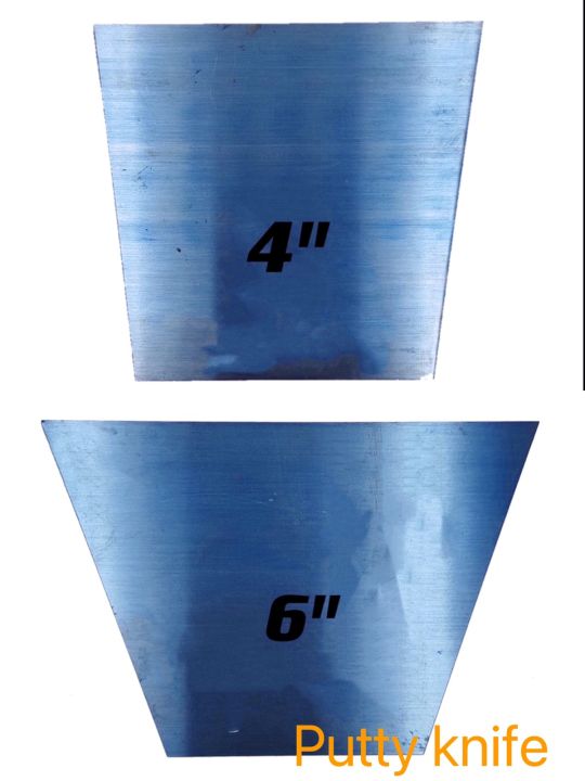 PALETA without Handle/ Paint Scraper-Putty Knife 4inch&6inch (PAIR/2pcs ...