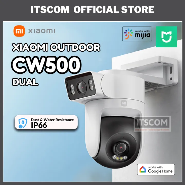 Xiaomi Outdoor Camera CW500 Double Camera Action | AI Human Tracking ...