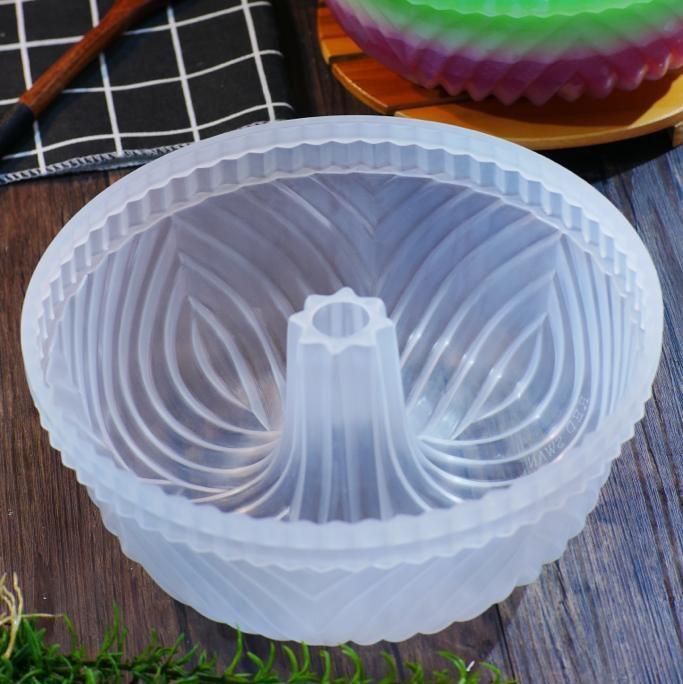 Cetakan Pudding Bavaya Jumbo Ukuran 22cm Plastik Premium tebal | Lazada ...